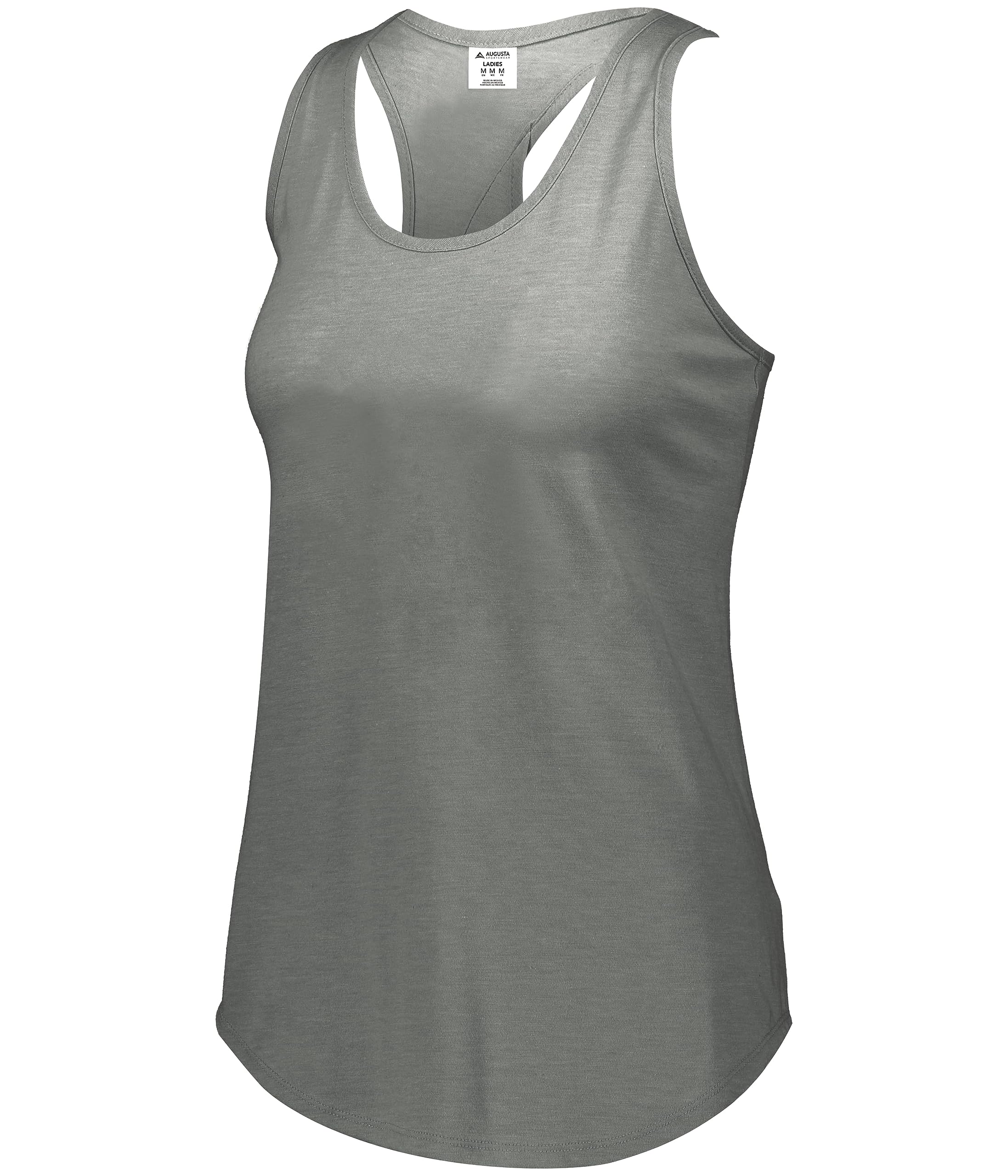Augusta Sportswear Womens Lux Tri-Blend Tank, Grey Heather, L