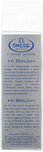 Omega 0146206 HI-Brush Synthetic Shaving Brush