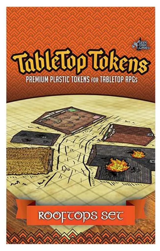 Geek Tank Games Tabletop Tokens - Rooftops Set