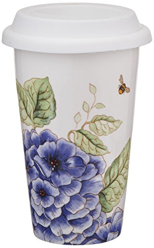 Lenox 846844 Butterfly Meadow Blue Thermal Travel Porcelain Mug