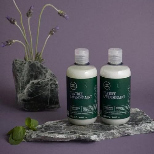 Tea Tree Lavender Mint Moisturizing Shampoo, Hydrates + Soothes, For Coarse + Dry Hair, 33.8 fl. oz.
