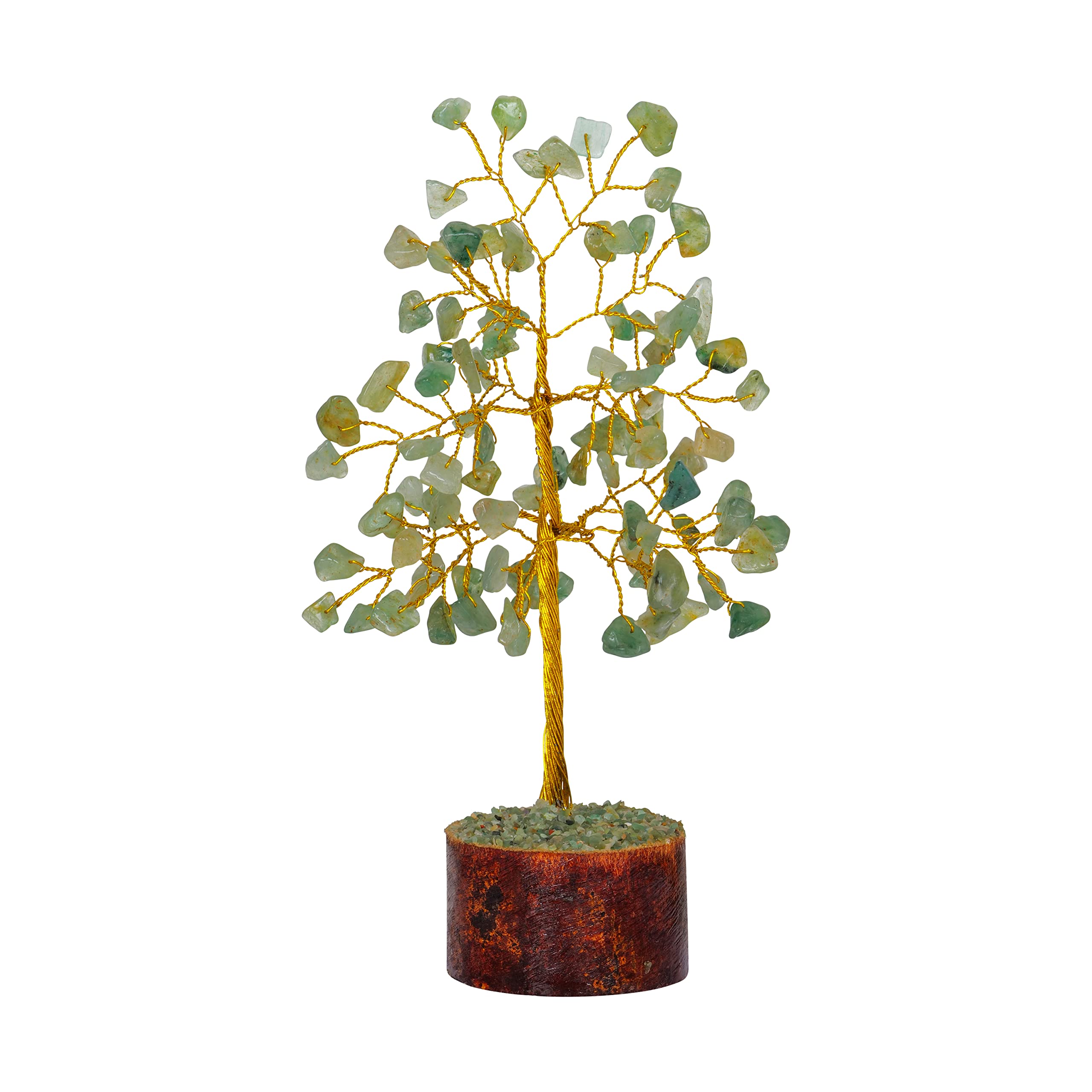 FASHIONZAADI Tree of Life Decor - Green Jade Crystal - Crystal Trees - Crystal Tree of Life - Bonsai Money Tree - Spiritual Gift - Easter Tree - Green Crystals - Chakras Stones - Home Decor