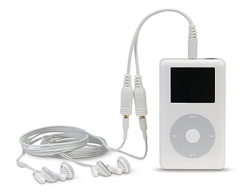 Belkin Speaker and Headphone Splitter, Standard, White