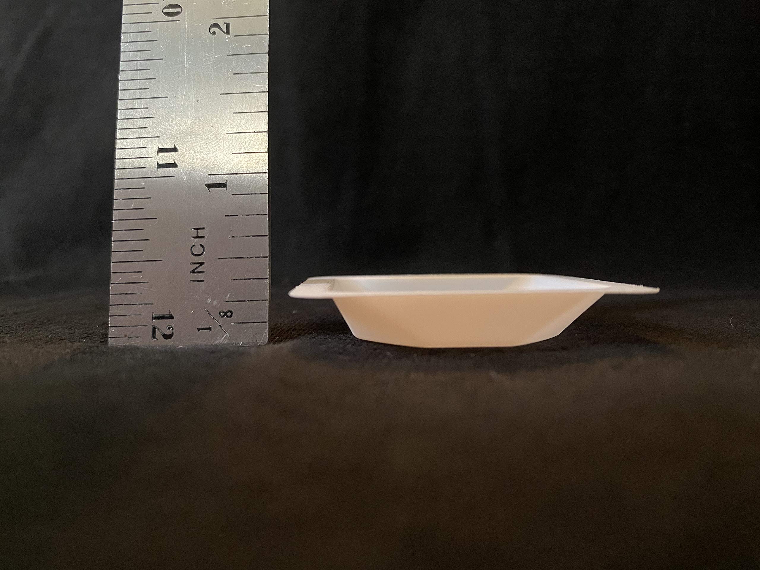 Standard Weighing Boats, W-S46-WH-50, 46mm, Small, White, Pack of 50