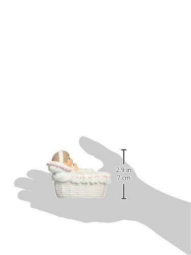 Precious Moments, Baptized In His Name Resin Box With Rosary, For Girl, 153406