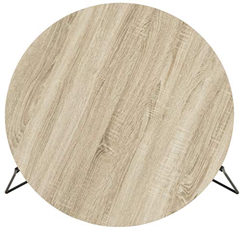 Safavieh Home Collection Mae Modern Light Brown Round Coffee Table