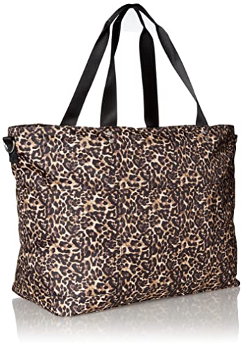 Baggallini womens Extra-large Extra Large Carryall Tote, Wild Cheetah, Brown US