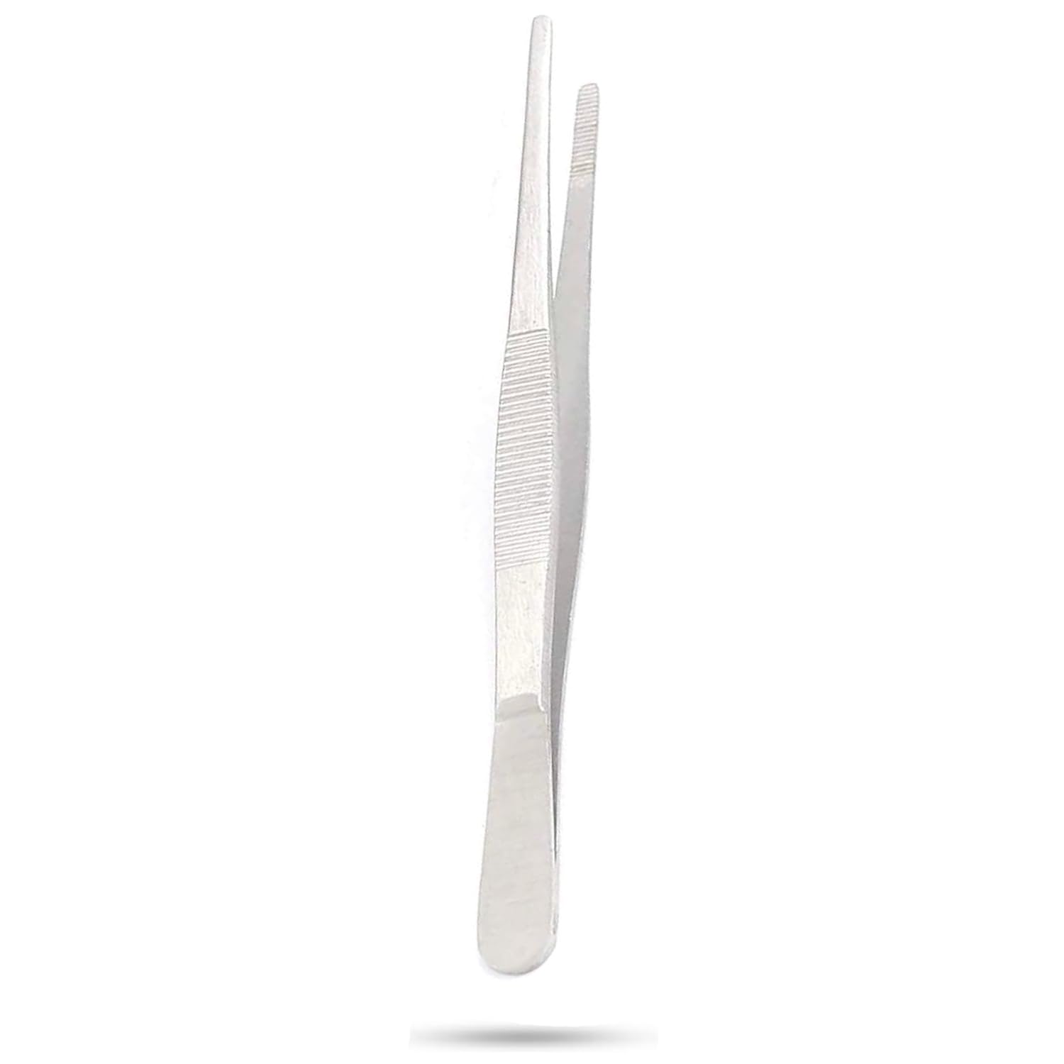 PRECISE CANADA: THUMB DRESSING FORCEPS 8" TWEEZER, SILVER, SERRATED