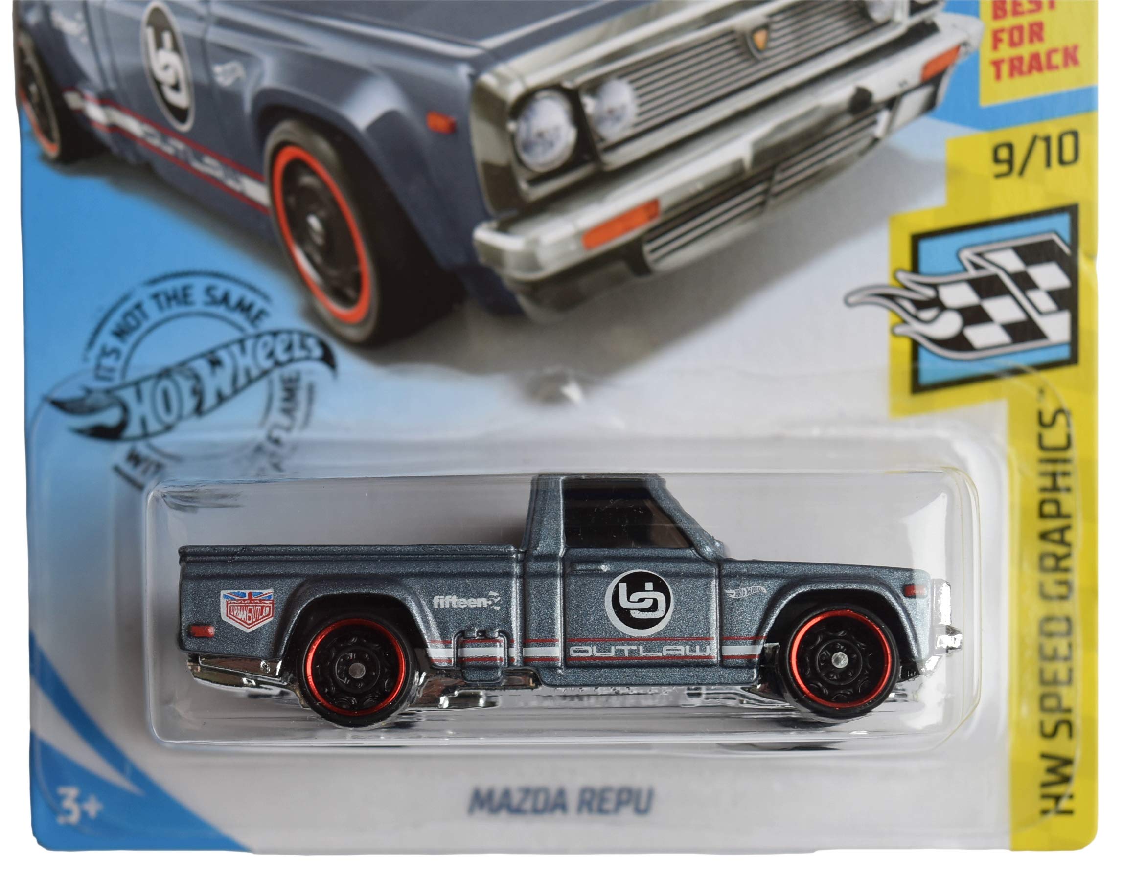 Hot Wheels Speed Grahpics 9/10 Mazda Repu 93/250, Slate