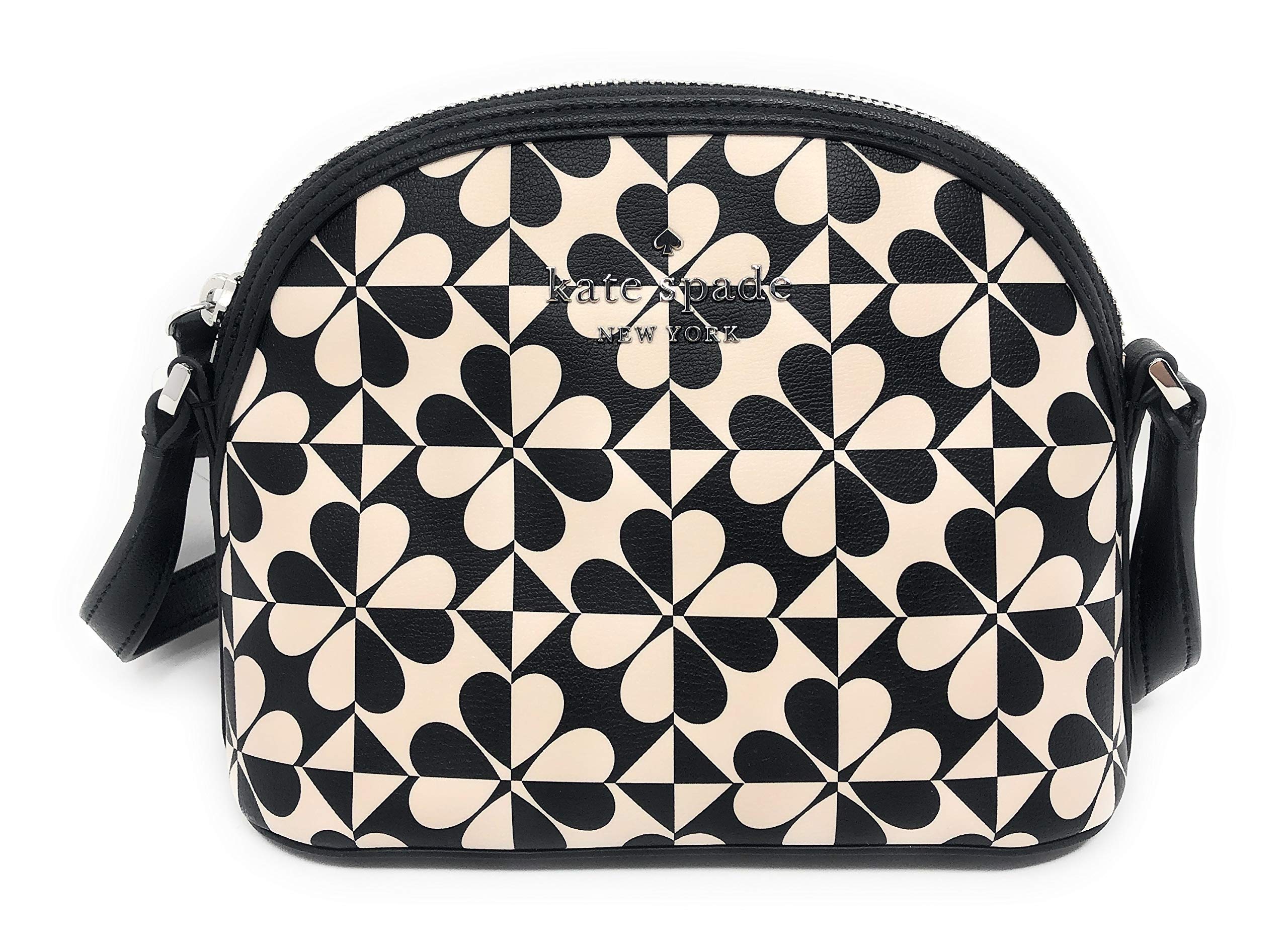 kate spade new york Hollie Spade Clover Dome Crossbody Black Multi One Size