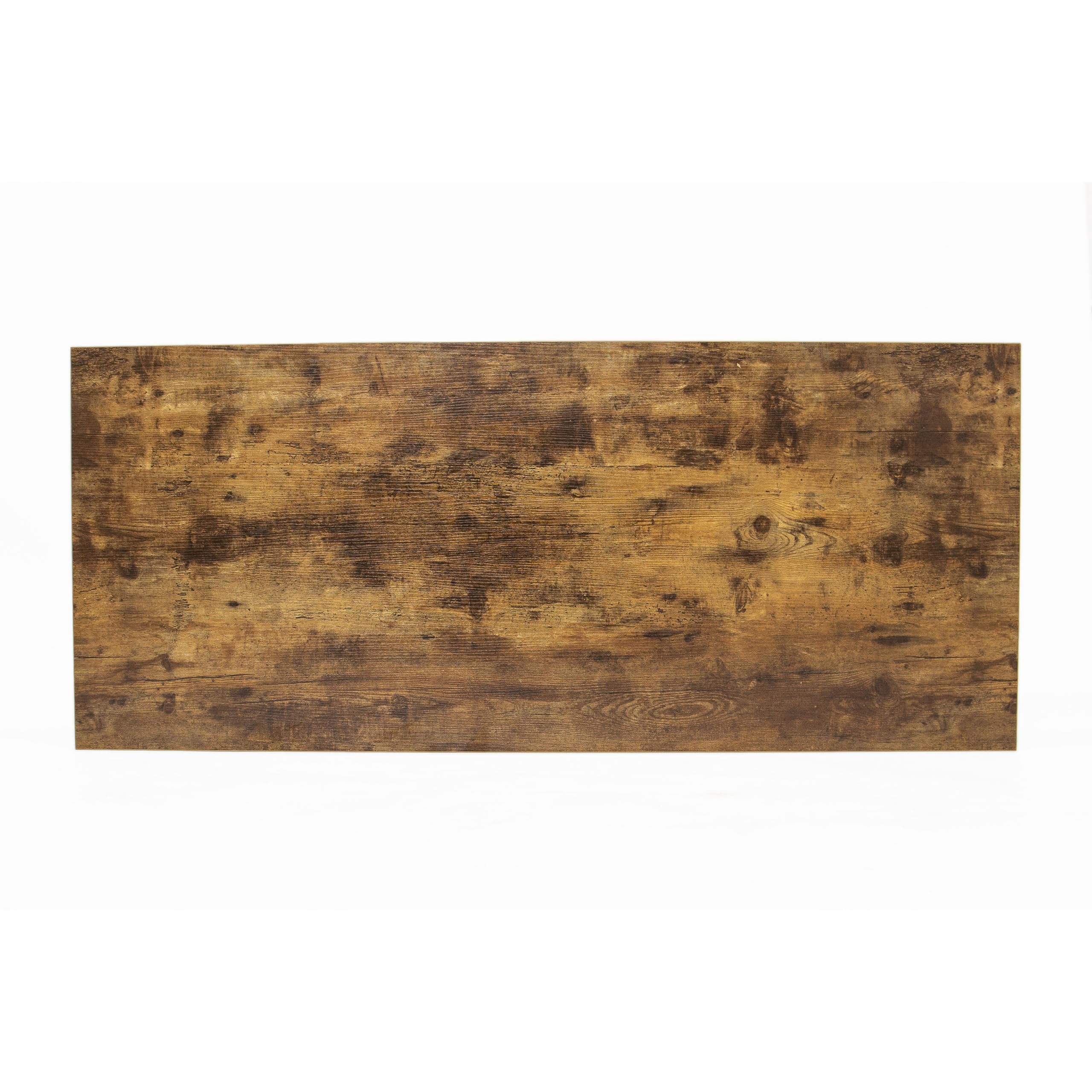 Sanoolir Retro Table Top 56x24x1 inches, One-Piece Wood Desktop for Sit Stand Desk,Rectangular Wood Countertop, Home Office (Retro, 24" D x 56" W)