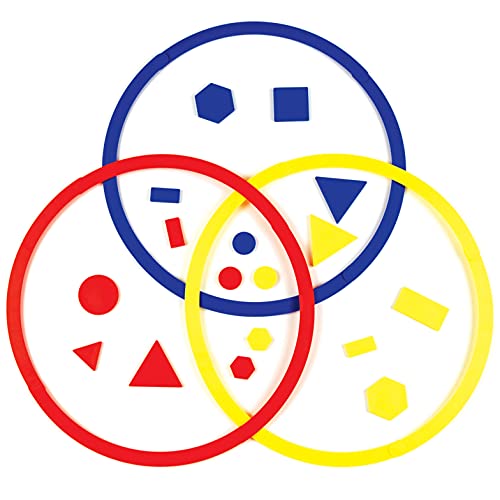 Learning Advantage 7102 Student Sorting Circles, Grade: 1 to 3 (Pack of 15)