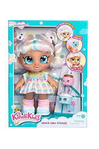 Kindi Kids Snack Time Friends - Pre-School Play Doll, Marsha Mello - for Ages 3+ | Changeable Clothes and Removable Shoes - Fun Play, for Imaginative Kids