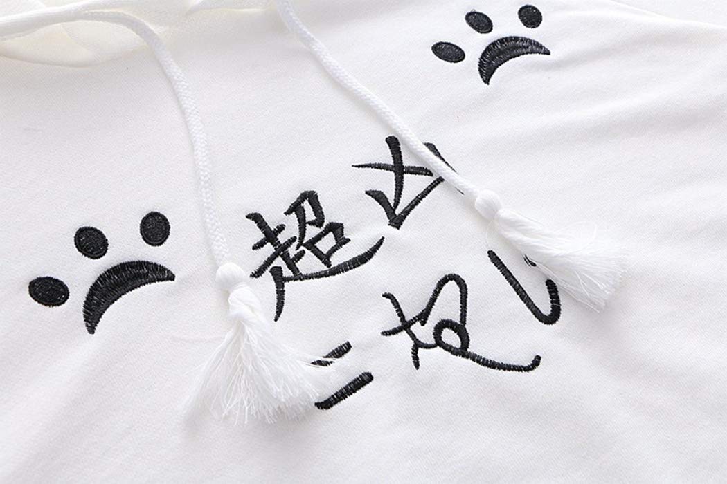 BAIMORE Japanese Mori Girl Kawaii Cute Cat Ears Hooded Cape White