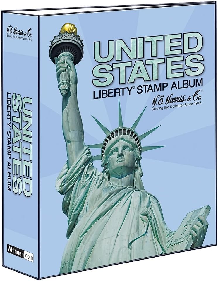 Harris USA Liberty Stamp Album with Pictures/Illustrations (Binder Only)
