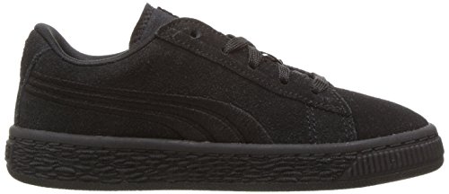 Puma Baby Girls Suede Classic Badge Sneaker, Black Black, 7 Infant