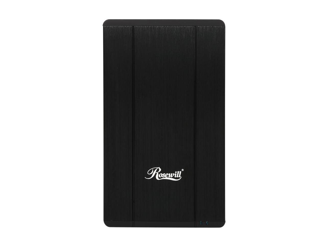 Rosewill Armer RX202 USB 3.0 Full Aluminum 7mm 9.5mm 12.5mm 2.5" Enclosure with Led Indication