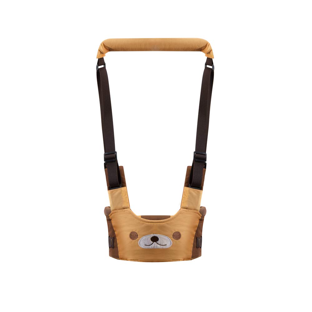 Baby Walking Harness Adjustable Baby Walker Assistant Protective Belt for Kids Infant Toddlers (Yellow)