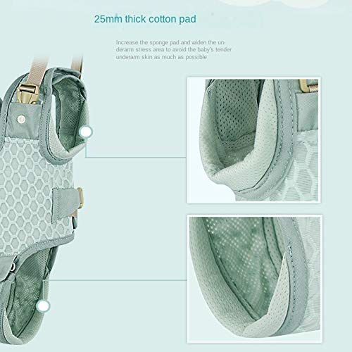 Baby Walking Harness - Handheld Kids Walker Helper - Toddler Infant Walker Harness Assistant Belt (Mint Blue Mesh)