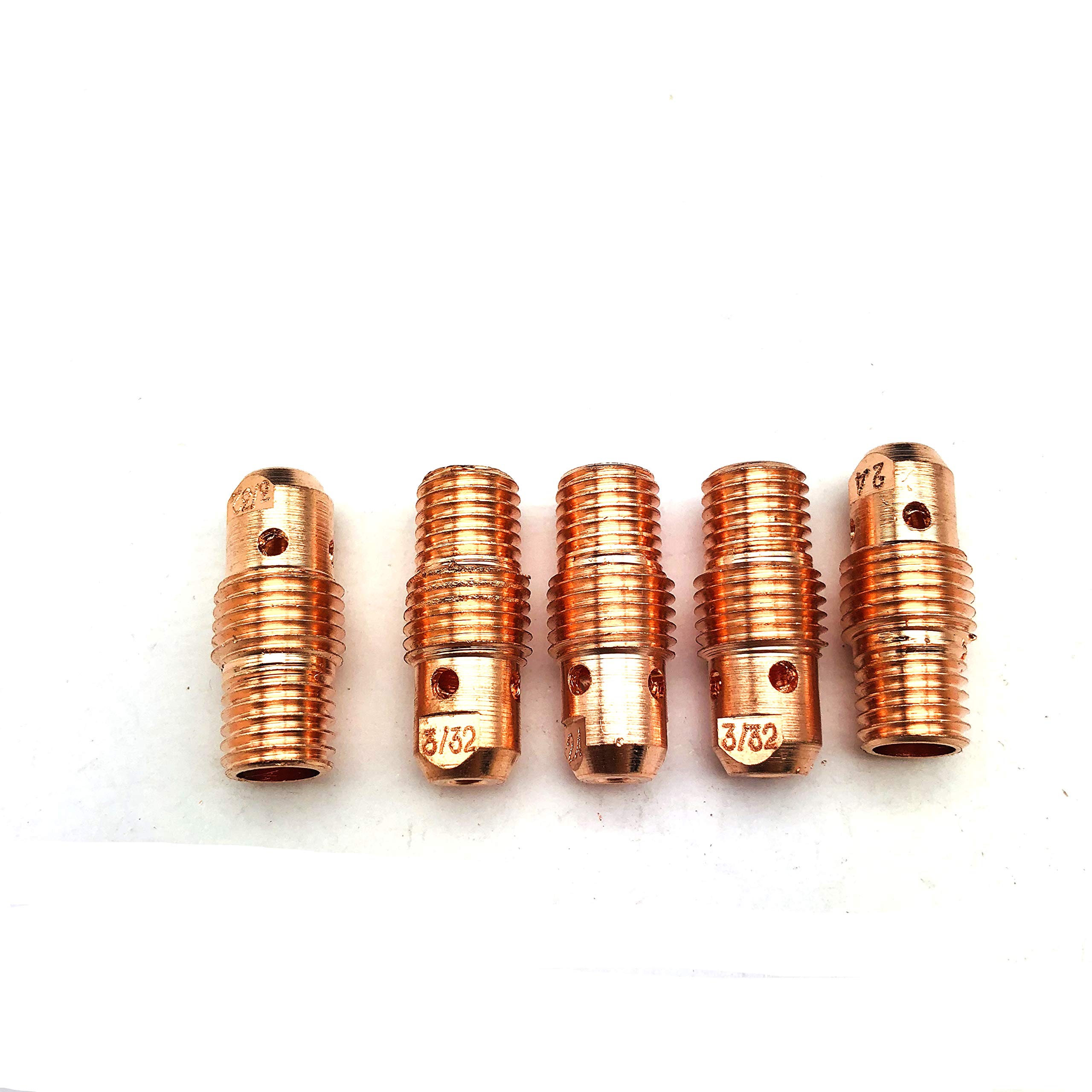 KINGQ 10-pk Collet Body 13N27 (1/16") for TIG Welding Torch 9, 20 and 25 Series in Lincoln Miller ESAB Weldcraft CK Everlast