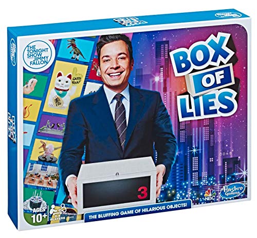 Hasbro Gaming The Tonight Show Starring Jimmy Fallon Box of Lies Party Game for Teens and Adults