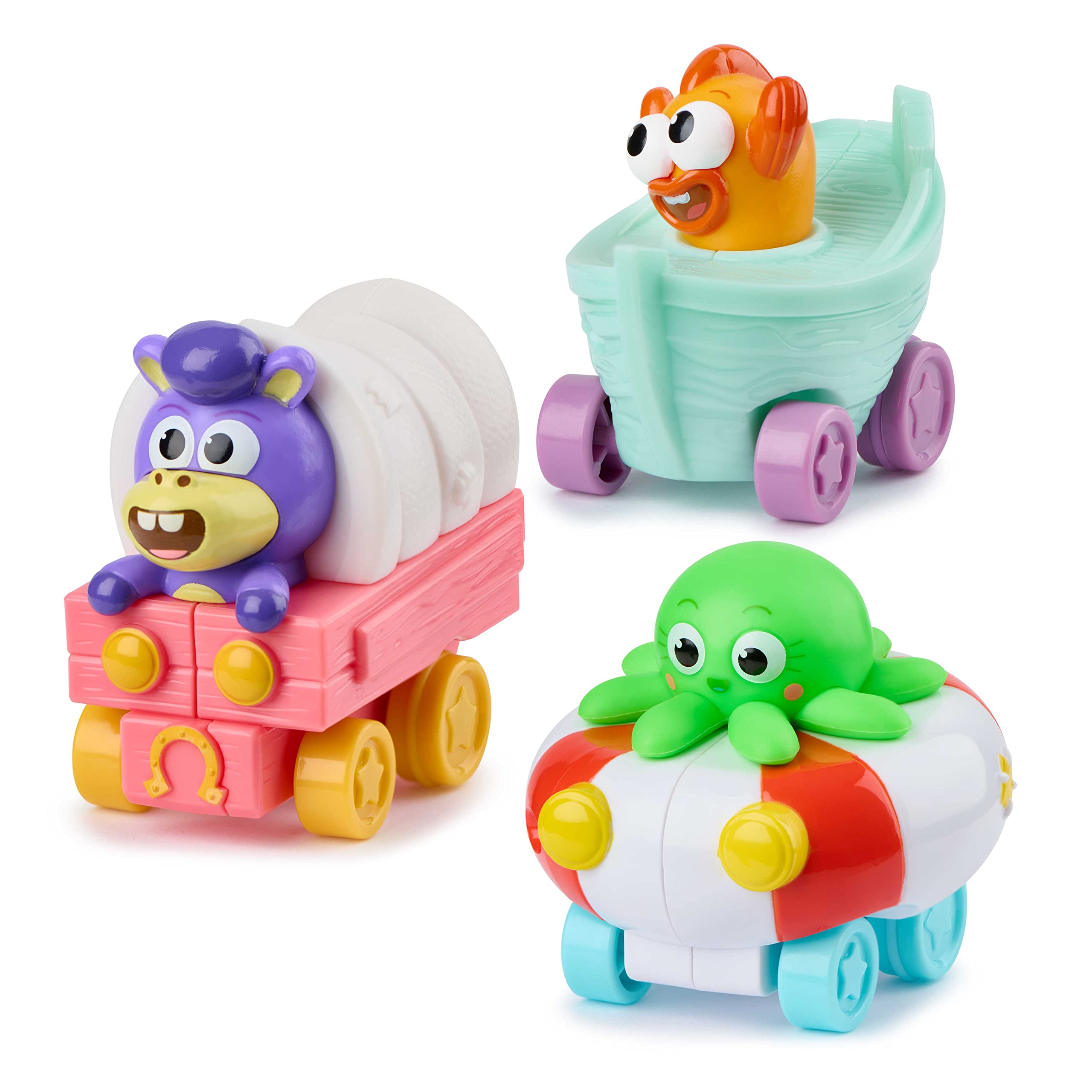 Pinkfong Baby Shark Baby Shark's Big Show! Speedy Sea Vehicle 3-Pack - William, Vola & Chucks