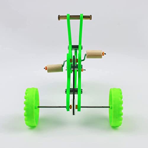 ECOABS Bird Intelligence Training Toy, Parrot Puzzle Bicycle Toy for Small Medium Bird, Parrot Educational Table Top Trick Prop Toy, Bird Foot Talon Toy for Lovebird Conures Parakeet