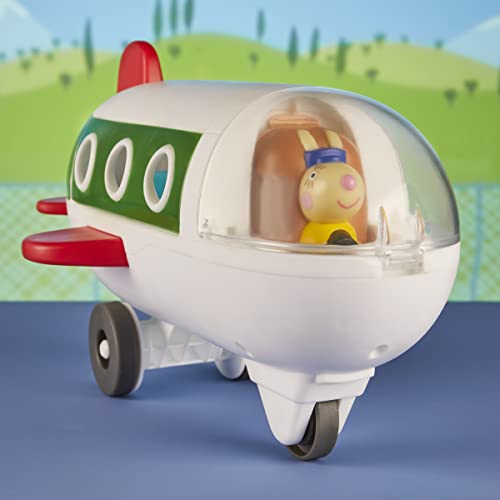 Peppa Pig Peppa’s Adventures Air Peppa Airplane Vehicle Preschool Toy with Rolling Wheels, 1 Figure, 1 Accessory; Ages 3 and Up