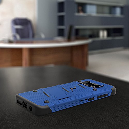 Samsung Galaxy S8 Plus Case, Zizo [Bolt Series] w/ [Galaxy S8 Plus Screen Protector] Kickstand [12 ft. Military Grade Drop Tested] Holster Clip - S8+