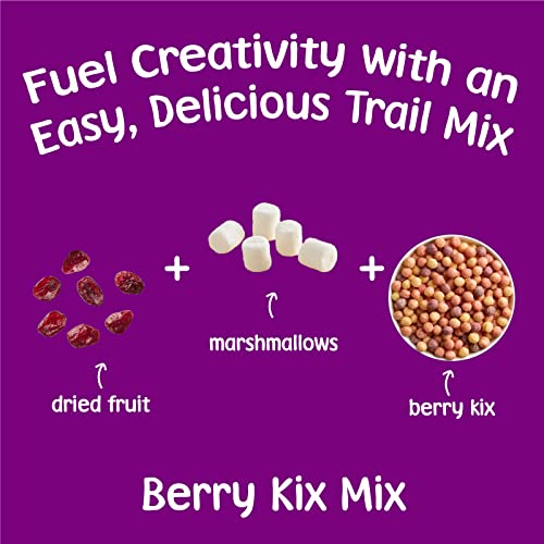 Berry Berry Kix Whole Grain Breakfast Cereal, Crispy Corn Cereal, Family Size, 18 oz
