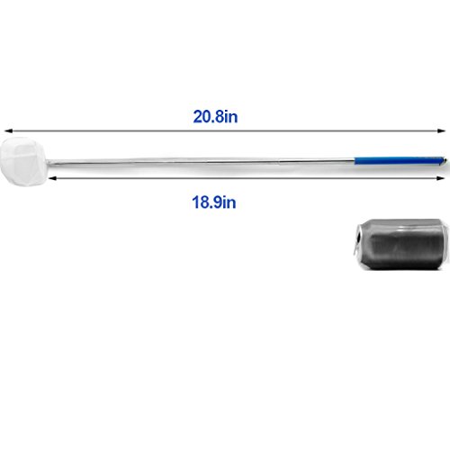 Upettools Fish Shrimp Skimming Net Fine Mesh Extendable Stainless Steel Handle Fishing Net for Aquarium Fish Tank Pond Creek