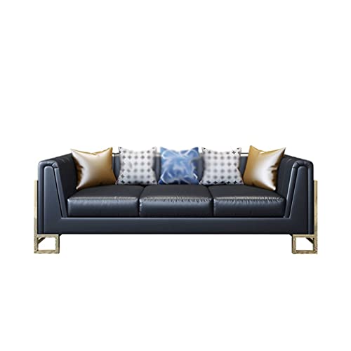 FZZDP Living Room Sofa 3 Seat Lounge Sofa Suitable for Home Or Office Leather Recliner Armchair Furniture