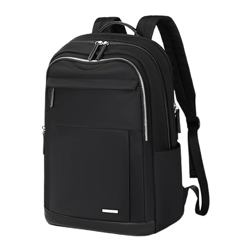 GOLF QUALITY Large Capacity Laptop Backpack for Women Travel Work Computer Bookbag Stylish Casual Daypack Fits 15.6 Inch Notebook(Black)