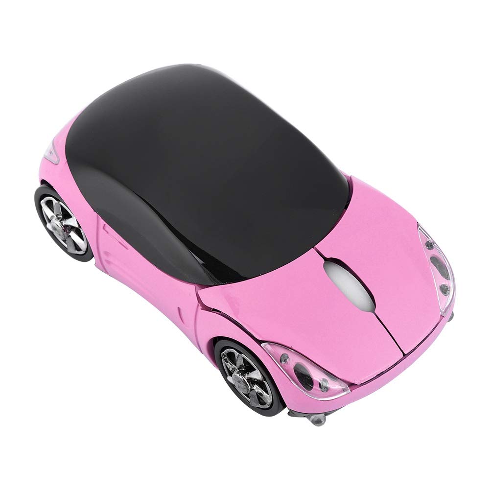 Lazmin Wireless Mouse, 2.4G Wireless Mouse Bluetooth Optical Mouse 1600DPI for Mac/ME/Windows PC/Tablet Gaming Office (Pink)