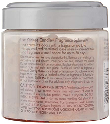 Yankee Candle Fragrance Spheres, Odor Neutralizing Beads for Up to 30 Days, 6 oz (Coconut Beach)