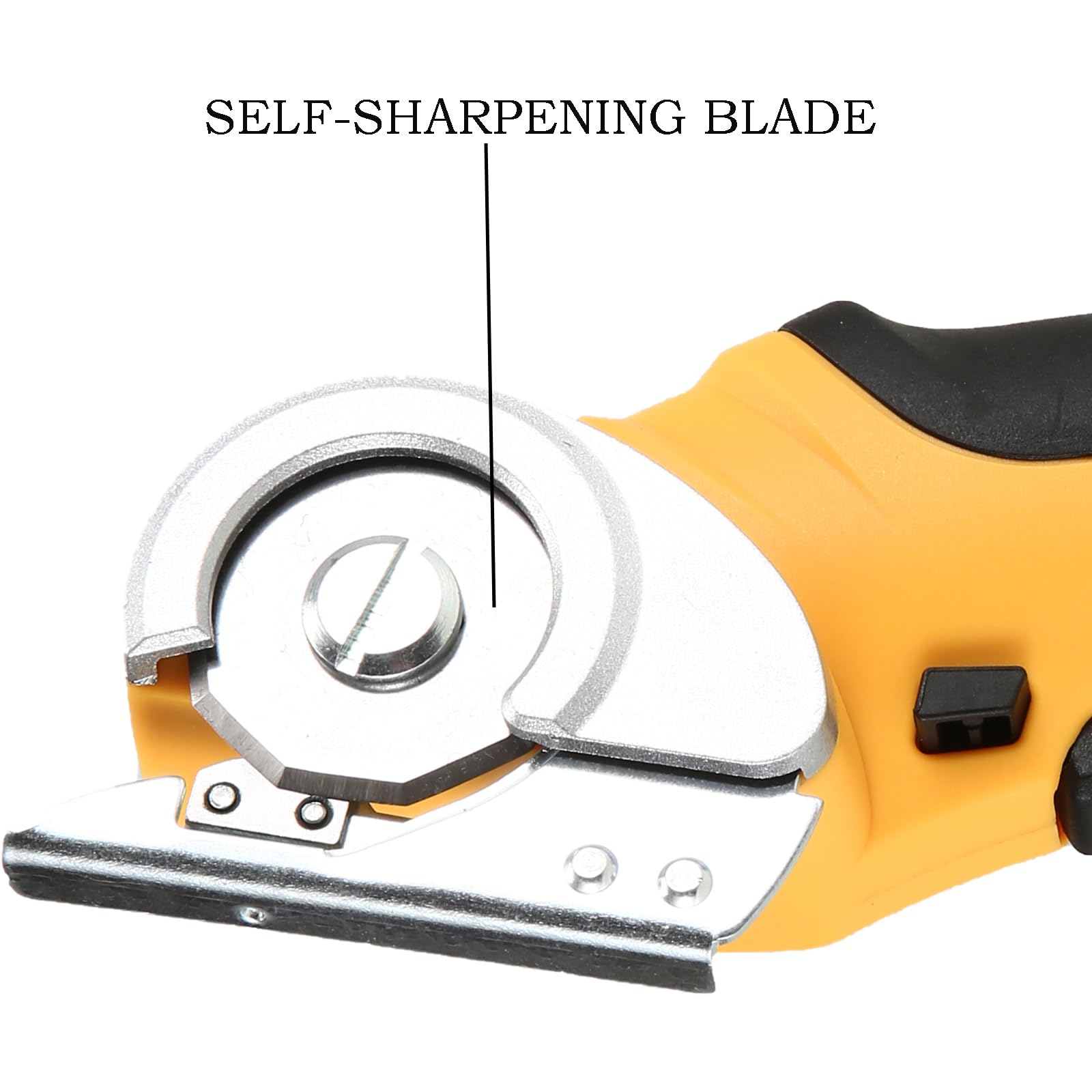 Cordless Electric Scissors,4.2V Cardboard Cutter Multi-Cutting Tools with a Replacement Blade/Charger, Carpet, Cardboard Cutter, Rotary Fabric Cutter with Safety Lock and Storage Box