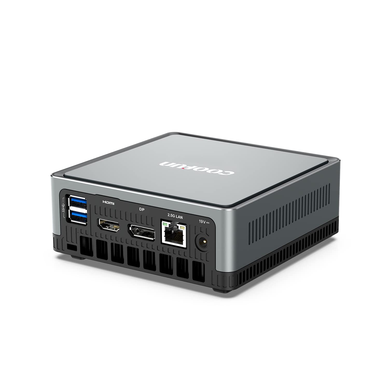 COOFUN UM350 Mini PC Windows 11 Pro 8 GB RAM 256 GB PCIe SSD AMD Ryzen 5 3550H Mini Desktop Computers, Radeon Vega 8 Graphics, Dual-Band Wi-Fi, 4K HDMI/DisplayPorts/USB-C Mini Gaming PC