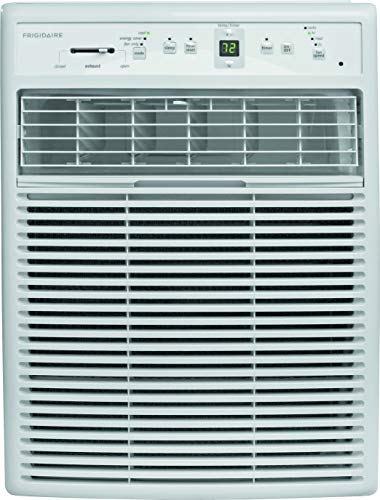 FRIGIDAIRE FFRS1022R1 10000 BTU 115-volt Slider/Casement Room Full-Function Remote Control Window Air Conditioner, 10,000, White