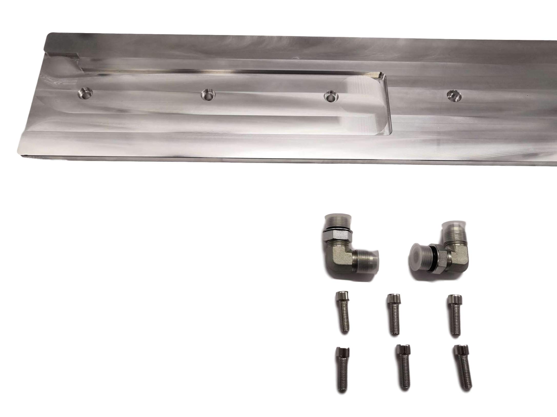 Billet Aluminum Tappet Cover Kit Replacement for 1989-2002 Cummins Diesel 5.9L 12v 24v Dual Port Ram VE44 P7100 Pumps (Silver)