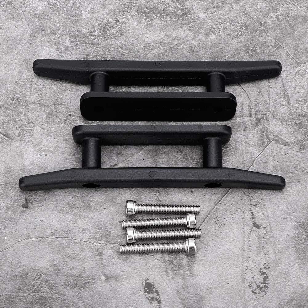 Boat Dock Cleat, Mooring Anchor Deck Cleat, Pair Marine Mooring Anchor Deck Cleat w/Screws for Kayak Boat Canoe Accessories