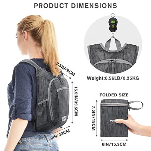 G4Free 10L Hiking Backpack Lightweight Packable Hiking Daypack+RFID Sling Bag Crossbody Sling Backpack Small for Men Women Hiking Outdoor