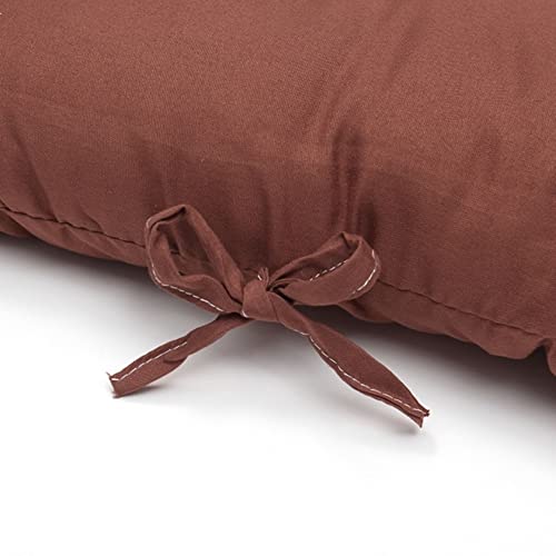 Muellery Rocking Chair Cushion Indoor Patio Soft Cushion Pad 18.9x63in(48x160cm) Brown TPYU134883