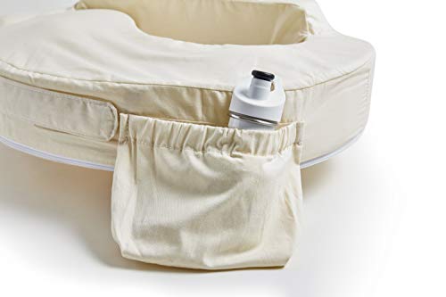 My Brest Friend Original Nursing Posture Pillow With Organic Cotton Slipcover, Cream