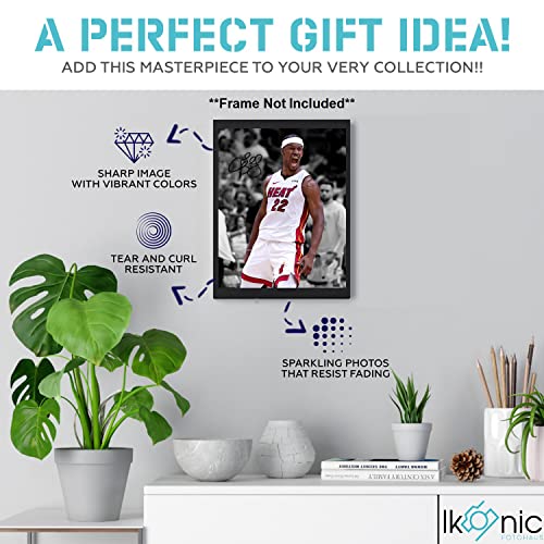 Ikonic Fotohaus Jimmy Butler Signed Photo Autograph Print Wall Art Home Decor