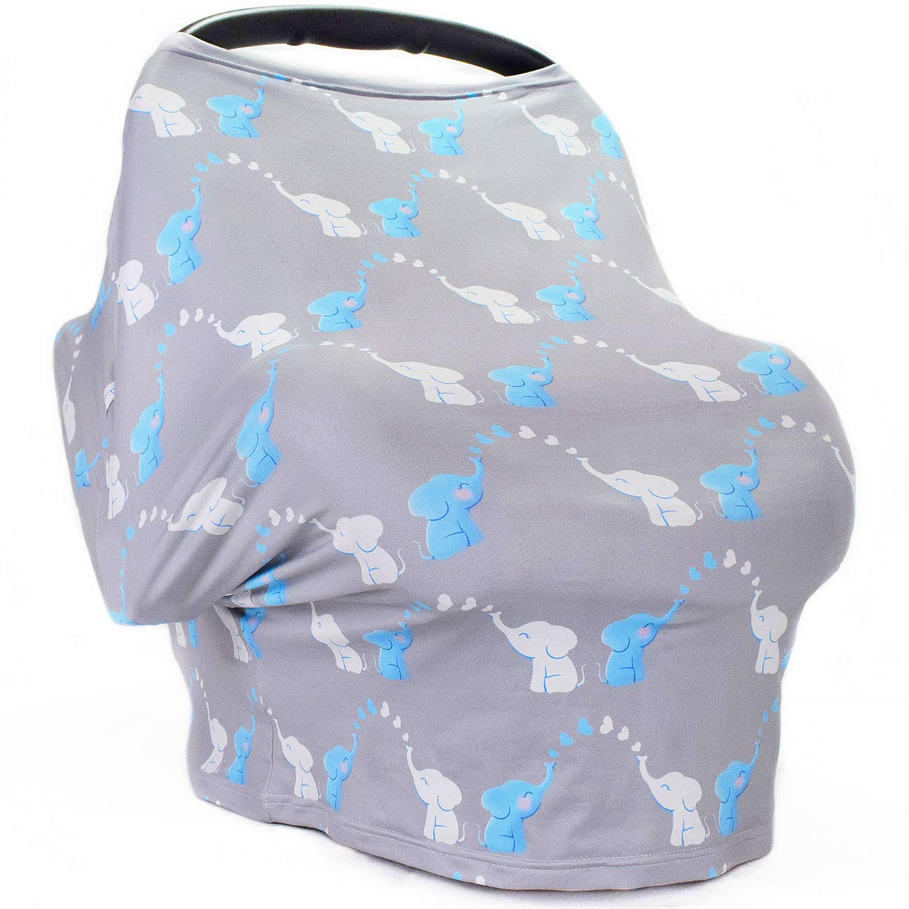 Bilncece Nursing Breastfeeding Cover - Multi use Baby Car seat Cover for Girls and Boys