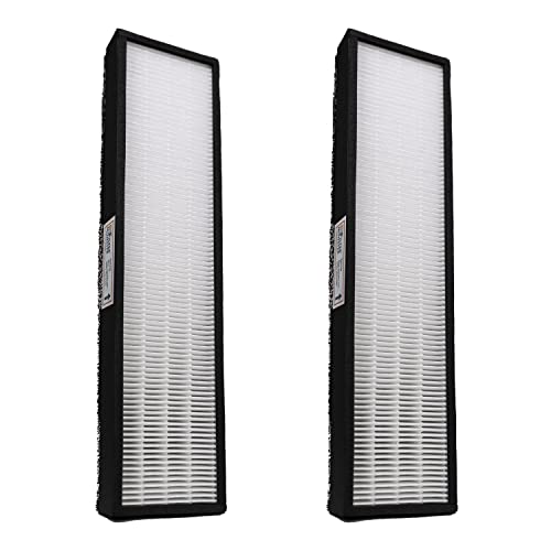 Filter-Monster True HEPA Replacement Compatible With GermGuardian Filter C (FLT5000) Compatible with AC5000 AC5000E AC5250PT AC5300B AC5350W AC5350B AC5350BCA1, 2-pack