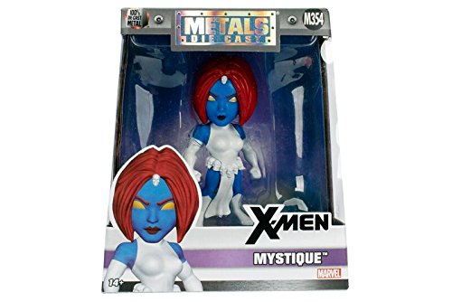 JADA Toys 98096 Metals Marvel 4" Classic Figure - Mystique (M354) Toy Figure, 4"