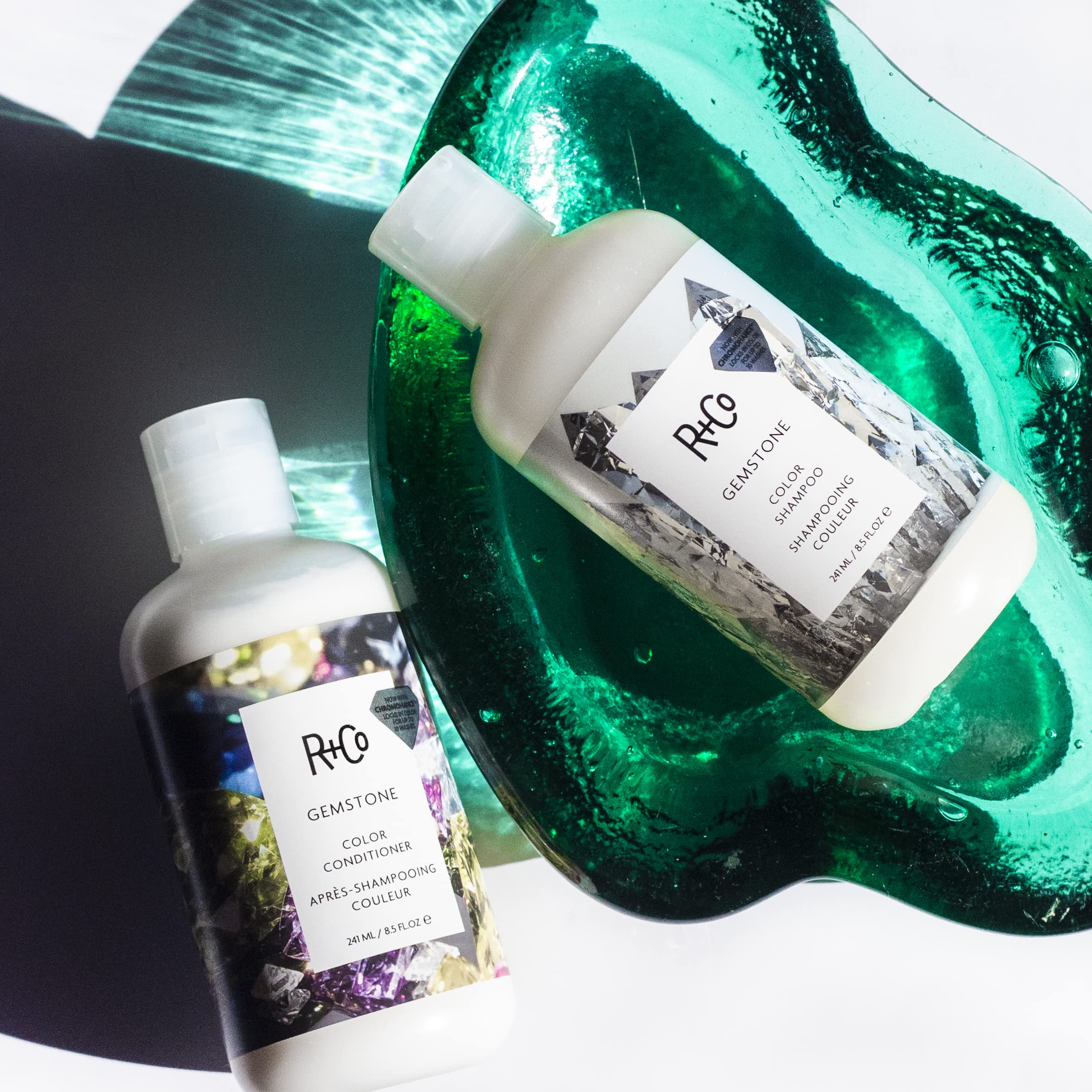 R+Co Gemstone Color Conditioner | Prolonged Color Vibrancy, Repairs + Nourishes Hair | Vegan + Cruelty-Free | 8.5 Oz