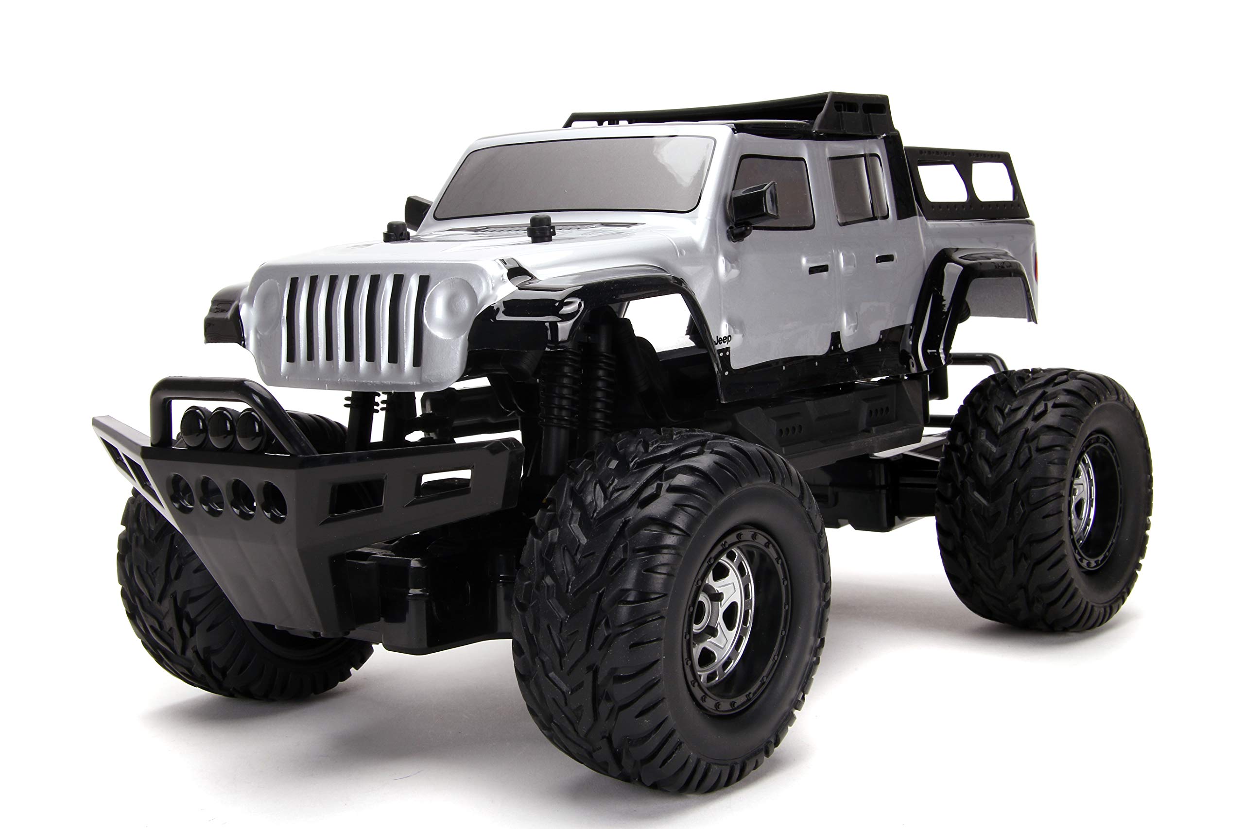 Jada Toys Fast & Furious F9 1:12 4x4 2020 Jeep Gladiator Elite RC Remote Control Car 2.4 GHz, Toys for Kids and Adults, Black