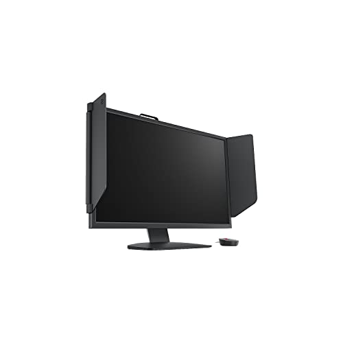 BenQ ZOWIE XL2546K 24.5-inch 240Hz Gaming Monitor | 1080P 1ms DyAc+ Smaller Base Flexible height & tilt adjustment XL Setting to Share Customizable Quick Menu S-Switch Shield, Dark Grey